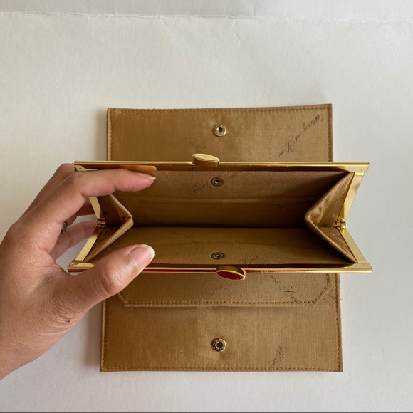 Whiting & Davis | Bags | Whiting Davis Vintage Gold Mesh Wallet Clutch ...